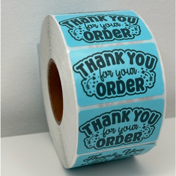 Stickeraft | Office | Thank You For Your Order Stickers For Small ...